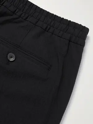 Mr P. James Tapered Stretch-cotton Seersucker Suit Trousers