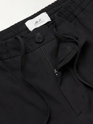 Mr P. James Tapered Stretch-cotton Seersucker Suit Trousers