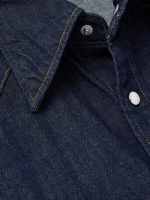 Kapital Husky Denim Western Shirt - Blue