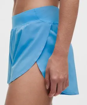 Lululemon Fast And Free High-rise Split Short 3 - Ocean Wave