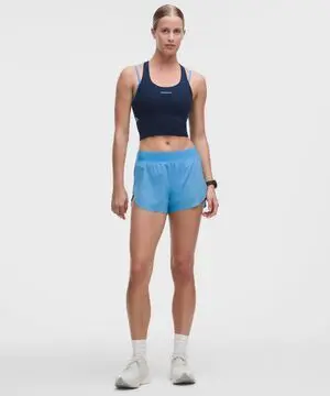 Lululemon Fast And Free High-rise Split Short 3 - Ocean Wave
