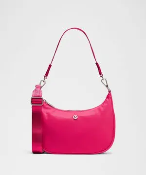 Lululemon City Essentials Small Shoulder Bag 3l Raspberry Coulis