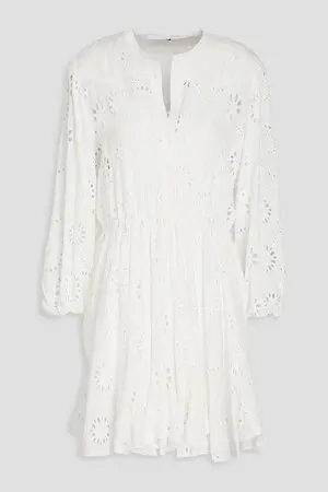 Maje Broderie Anglaise Mini Dress