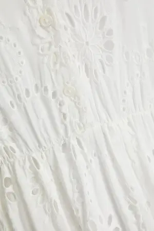 Maje Broderie Anglaise Mini Dress