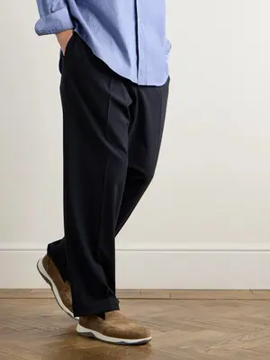 Berluti Echappée Suede Loafers
