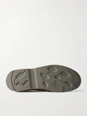 Berluti Echappée Suede Loafers