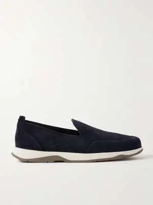 Berluti Echappe Suede Slip-on Sneakers