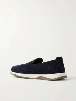 Berluti Echappe Suede Slip-on Sneakers