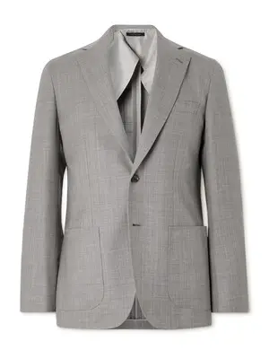 Brioni Soffio Wool And Silk-blend Blazer