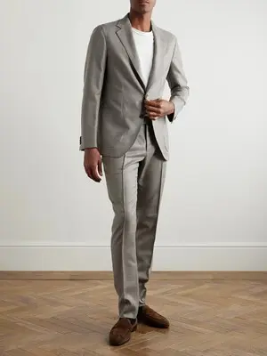 Brioni Soffio Wool And Silk-blend Blazer