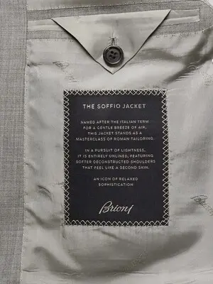 Brioni Soffio Wool And Silk-blend Blazer