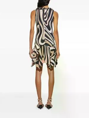 Emilio Pucci Marmo-print Mini Dress