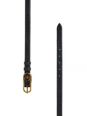 Roberto Cavalli Leather Belt - Black