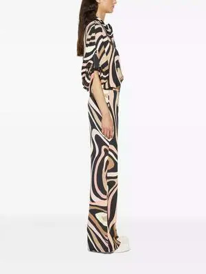 Emilio Pucci Marmo-print Jumpsuit - Black