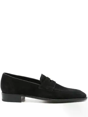 John Lobb Suede Loafers