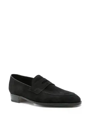 John Lobb Suede Loafers