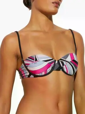 Emilio Pucci Iride-print Bikini Top