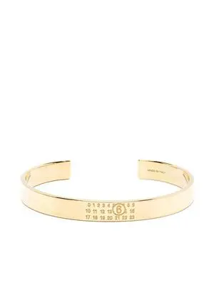 MAISON MARGIELA Logo-engraved Bracelet - Gold