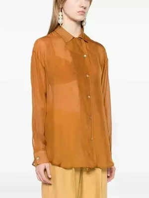 FORTE_FORTE Chiffon Silk Shirt