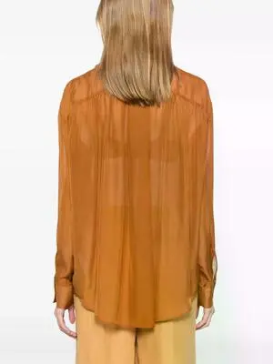 FORTE_FORTE Chiffon Silk Shirt