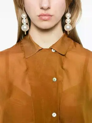 FORTE_FORTE Chiffon Silk Shirt