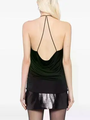 TOM FORD Draped Tank - Black