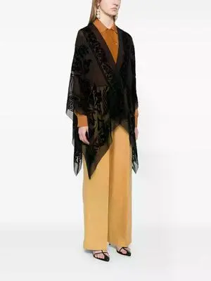 Etro Flocked-print Cape