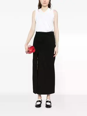 MOOHONG Cross Sleeveless Top