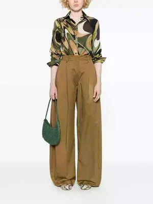 THELATEST Poplin Trousers - Brown