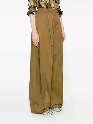 THELATEST Poplin Trousers - Brown