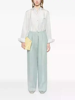 FORTE_FORTE Habotai Shirt - Grey