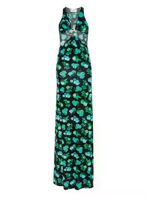 Coperni C-logo Printed Maxi Dress