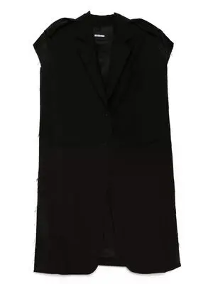 MOOHONG Single-breasted Sleeveless Coat