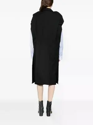 MOOHONG Single-breasted Sleeveless Coat