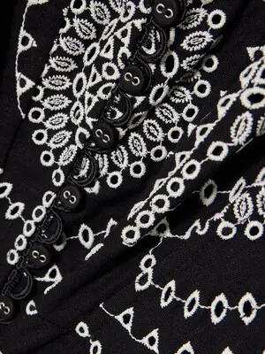 Charo Ruiz Ibiza Greba Broderie Anglaise Midi Dress