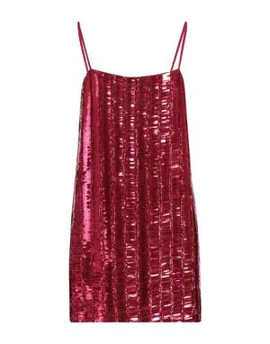 Pinko Sequinned Polyester Mini Dress - Garnet