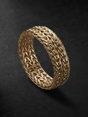 John Hardy Rata 14-karat Ring - Gold