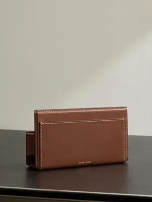 Ralph Lauren Brennan Leather Letter Rack