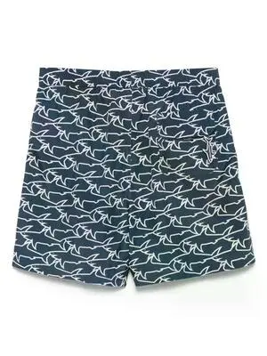 Paul & Shark Printed Swim Shorts - Blue