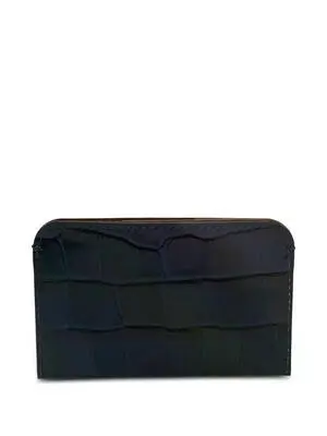 Victoria Beckham Crocodile-embossed Cardholder