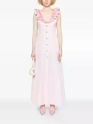 Giambattista Valli Ruffled Midi Dress