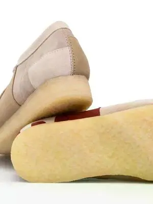 Clarks X Franck Pellegrino Wallabee Loafers - Red
