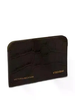 Victoria Beckham Croco-effect Cardholder