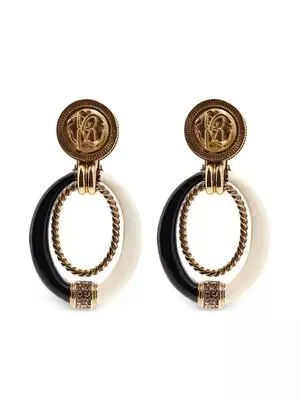 Roberto Cavalli Statement Drop Earrings
