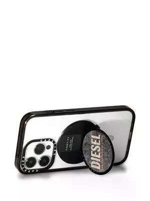 DIESEL® X Casetify Logo-print Phone Grip Stand