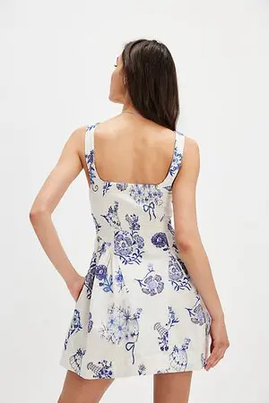 BALI Astrid Embroidered Mini Dress