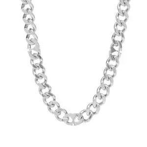 Ami Adc Chain Necklace - Silver