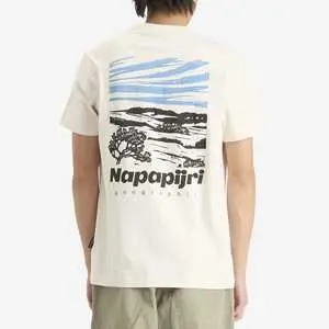 NAPAPIJRI Geographic Back Print T-shirt