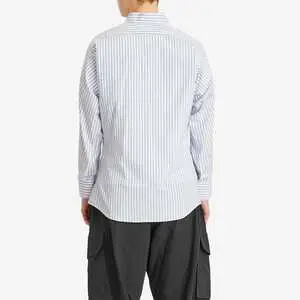 MAISON MARGIELA Long Sleeve Striped Shirt - White/grey