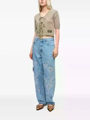 GANNI Broderie-anglaise Jeans